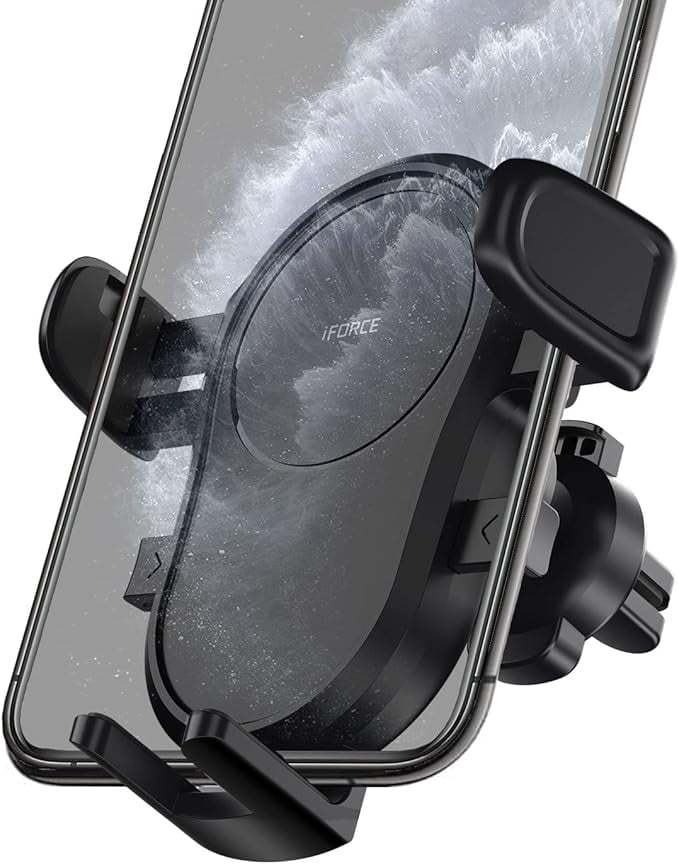 Phone Mount for Car Vent Cell Phone Holder Car Hands Free Cradle in Vehicle Car Phone Holder ...