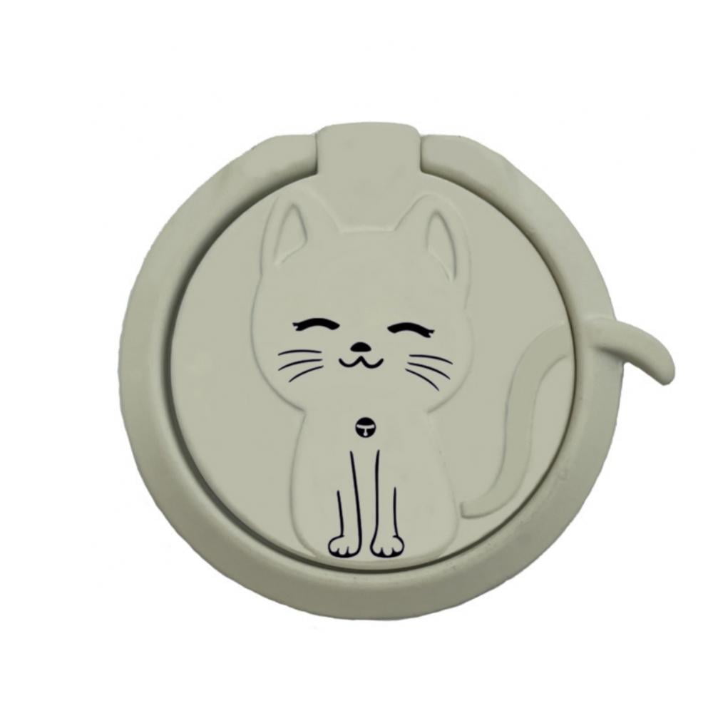Phone Ring Cat Attachable Kickstand Ultra Thin Cute 360 Degree ...