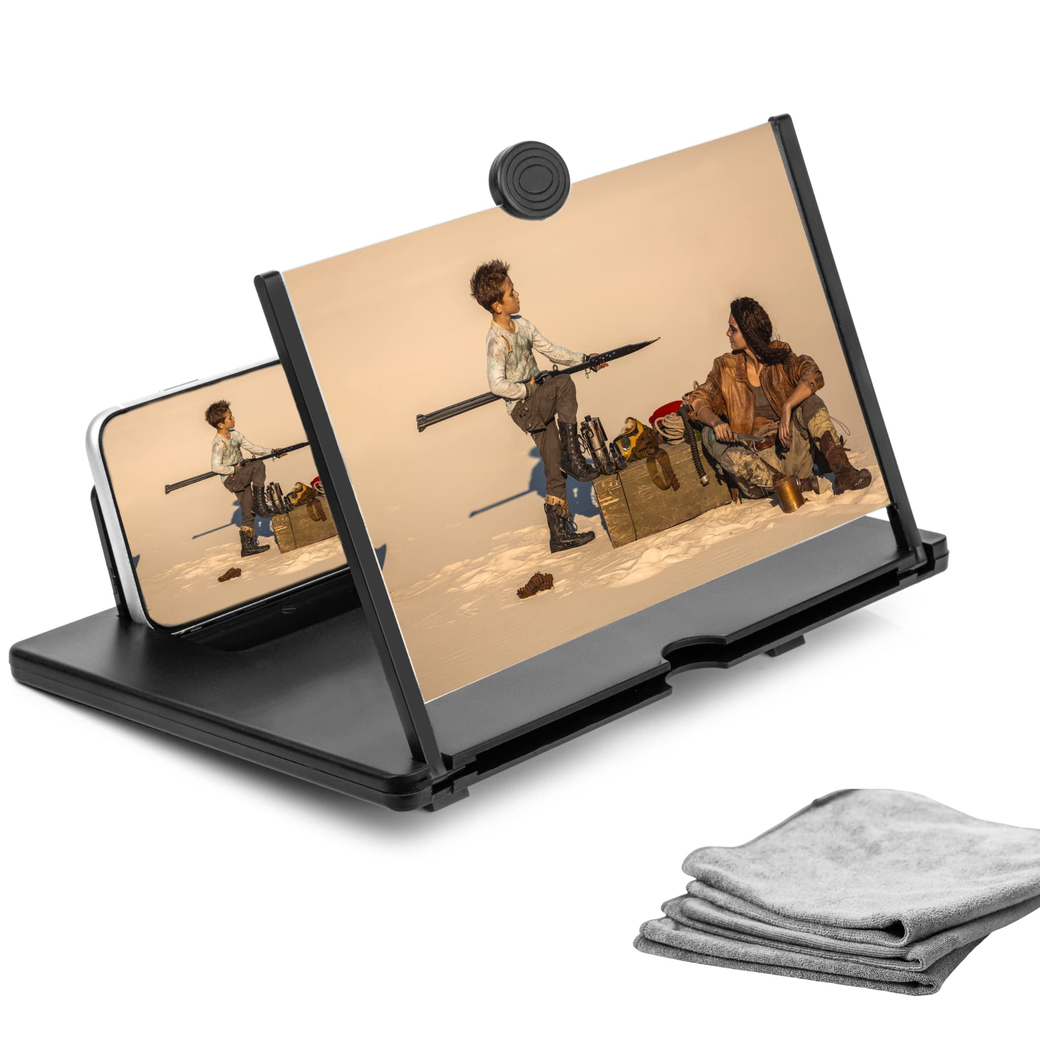Phone Screen Magnifier (16 inch) with Screen Cloth - Premium Screen ...