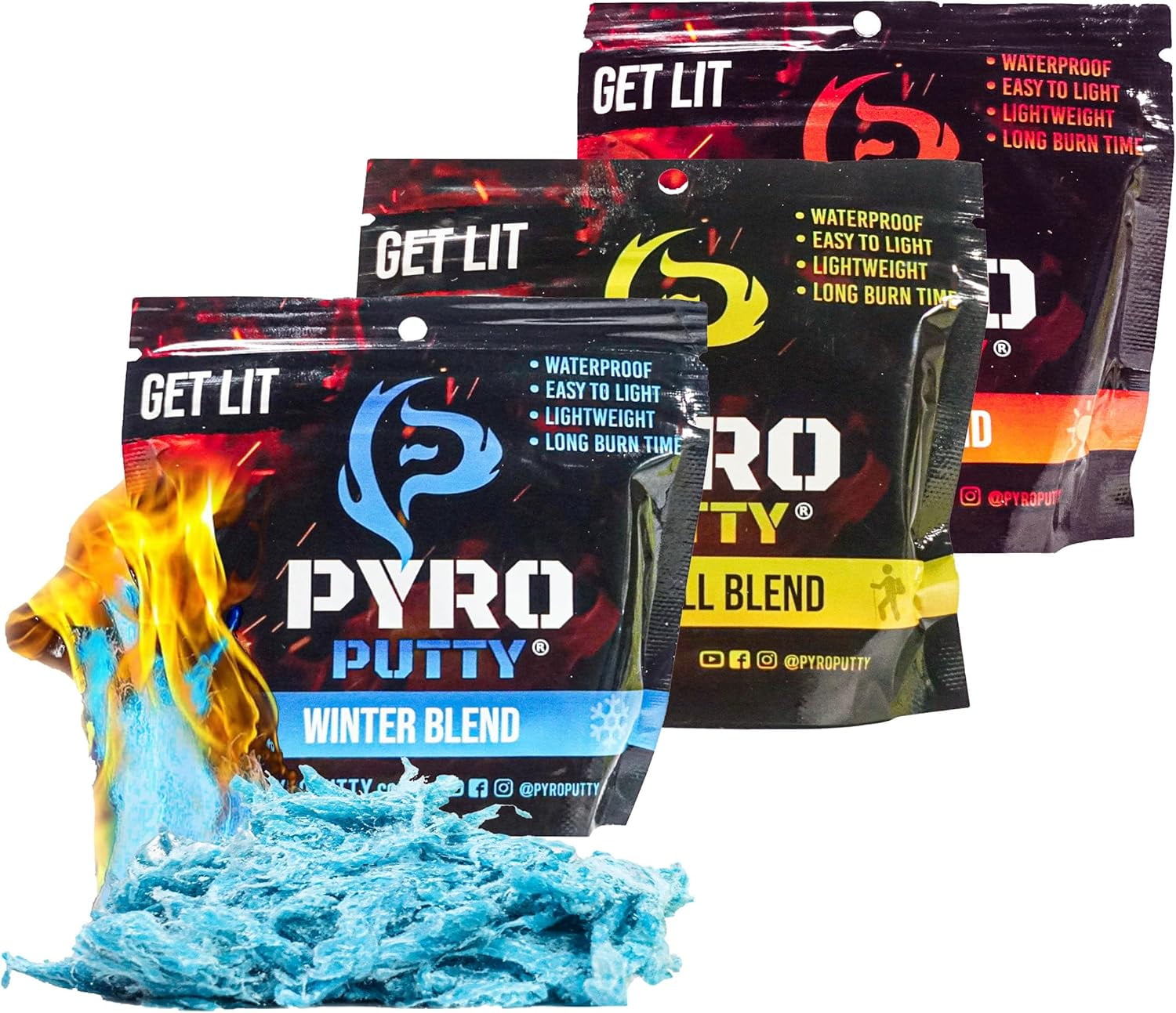 Phone Skope Pyro Putty: Waterproof Survival Fire Starter Tool for Emergency Preparedness, Fire ...