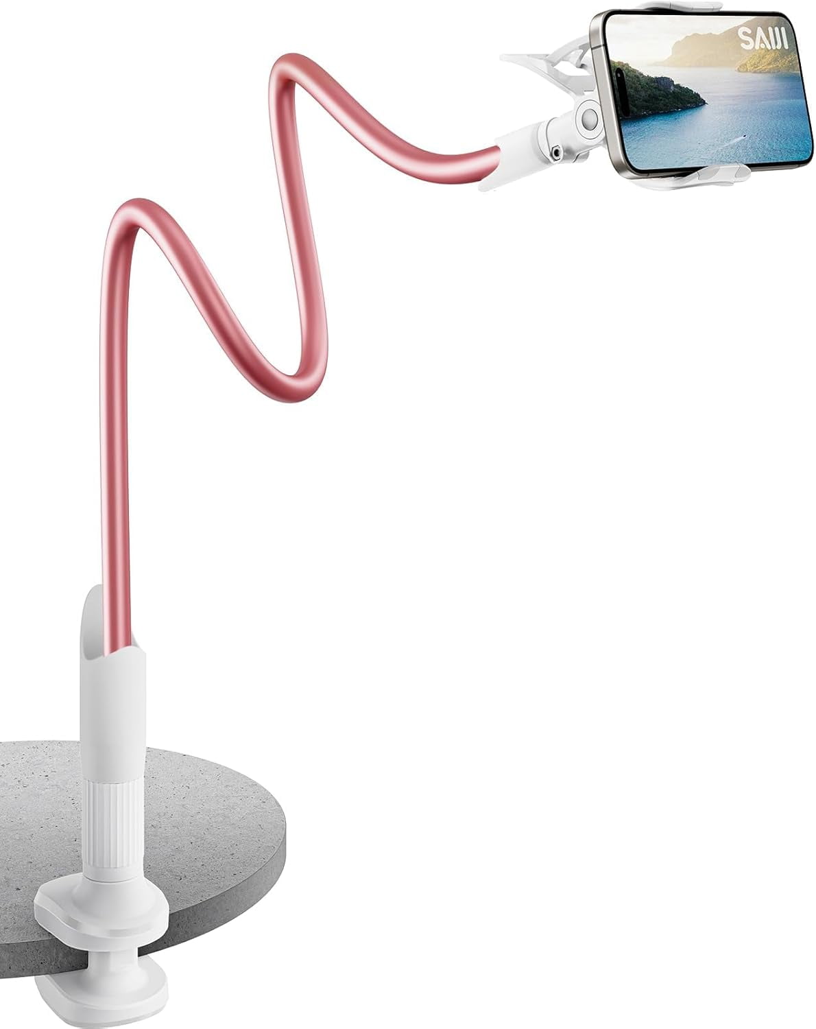 Phone Stand for Bed, Lazy Bracket Cell Phone Holder Long Arm Clip Clamp ...