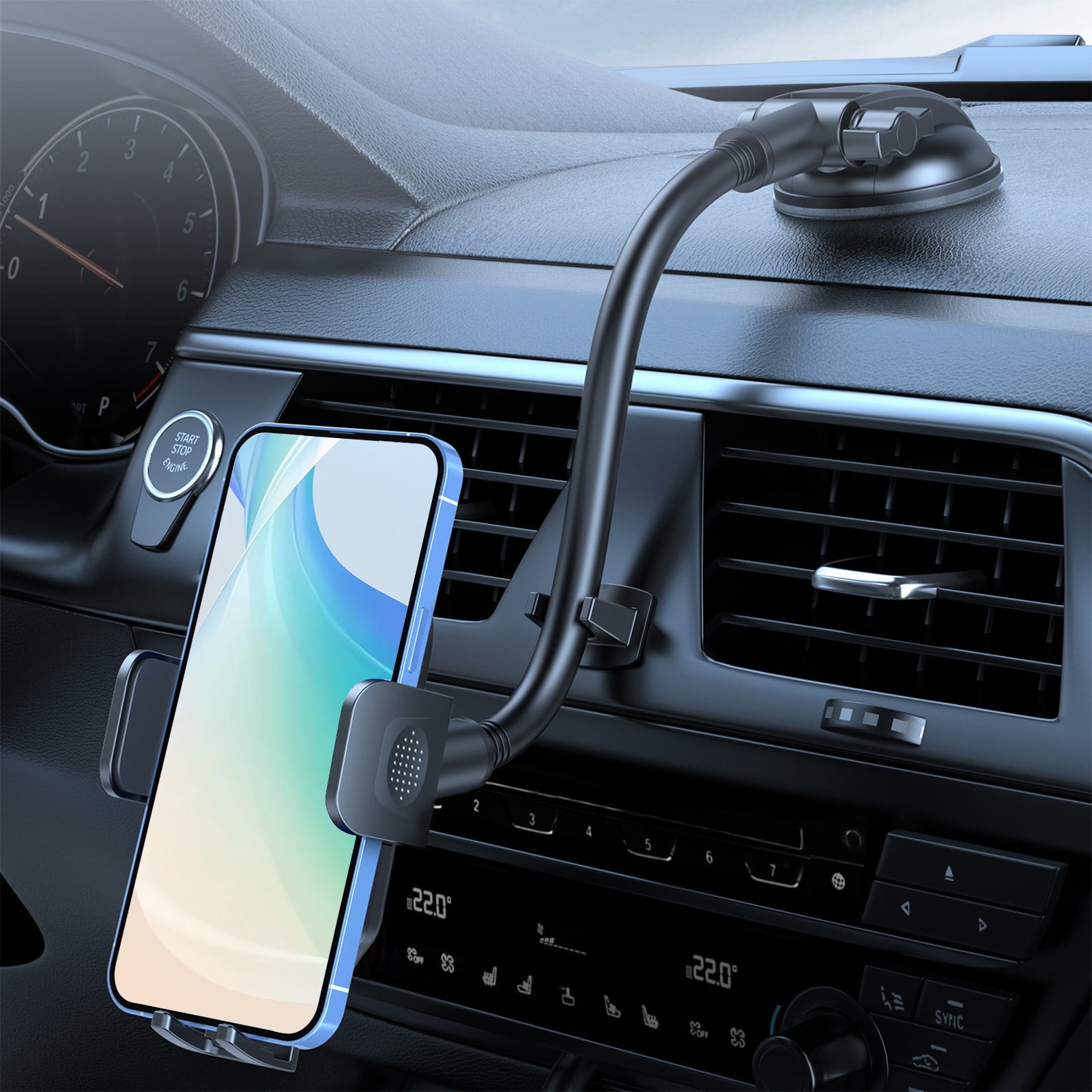 Phone Stand New Car Phone Stand Suction Cup Glass Instrument Panel ...
