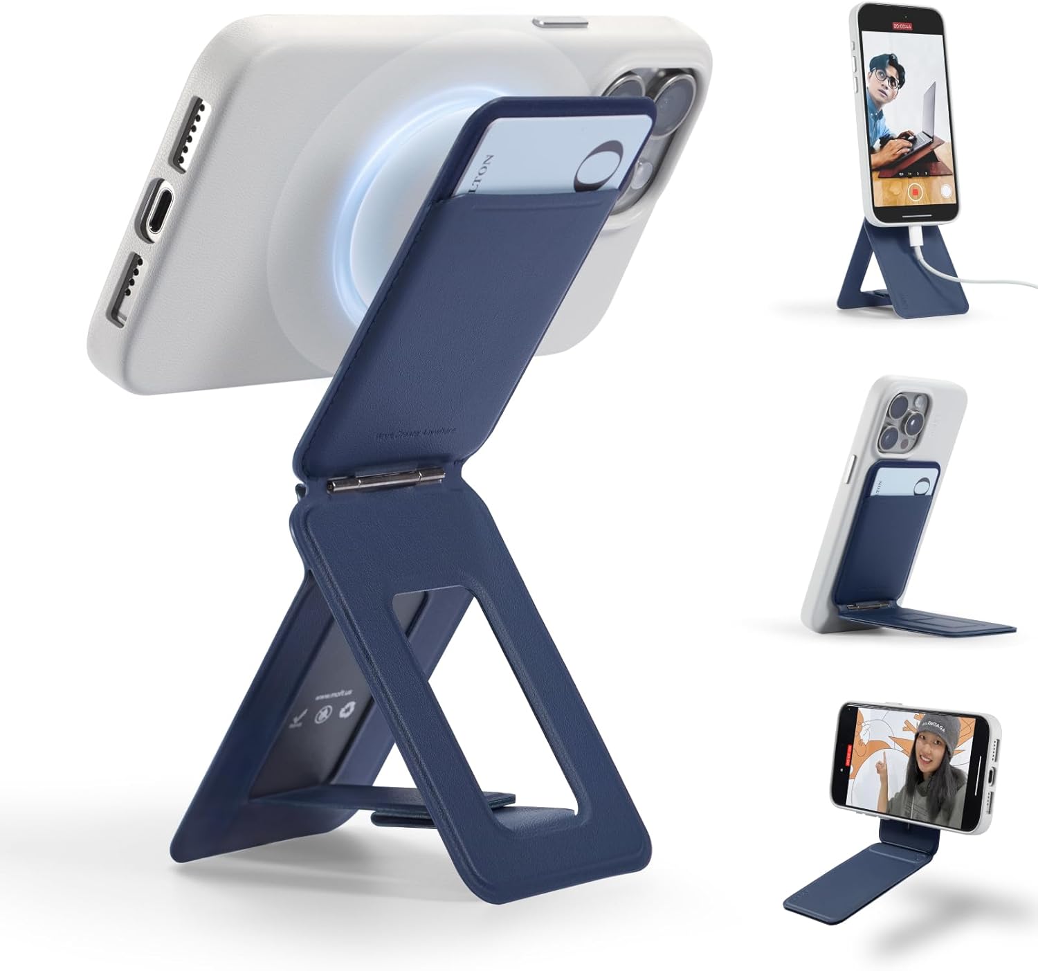 Phone Tripod Stand Compatible with iPhone 16/15/14/13/12 Series, Angle ...