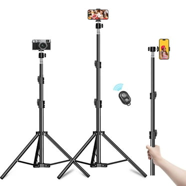 Camera Phone Tripod Stand Holder,Adjustable Rotatable Aluminum Tripods ...