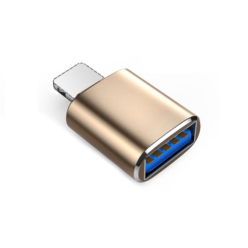 Phone USB 3.0 OTG To Ligh-tning Adapters U Disk Card Reader for iOS for ...