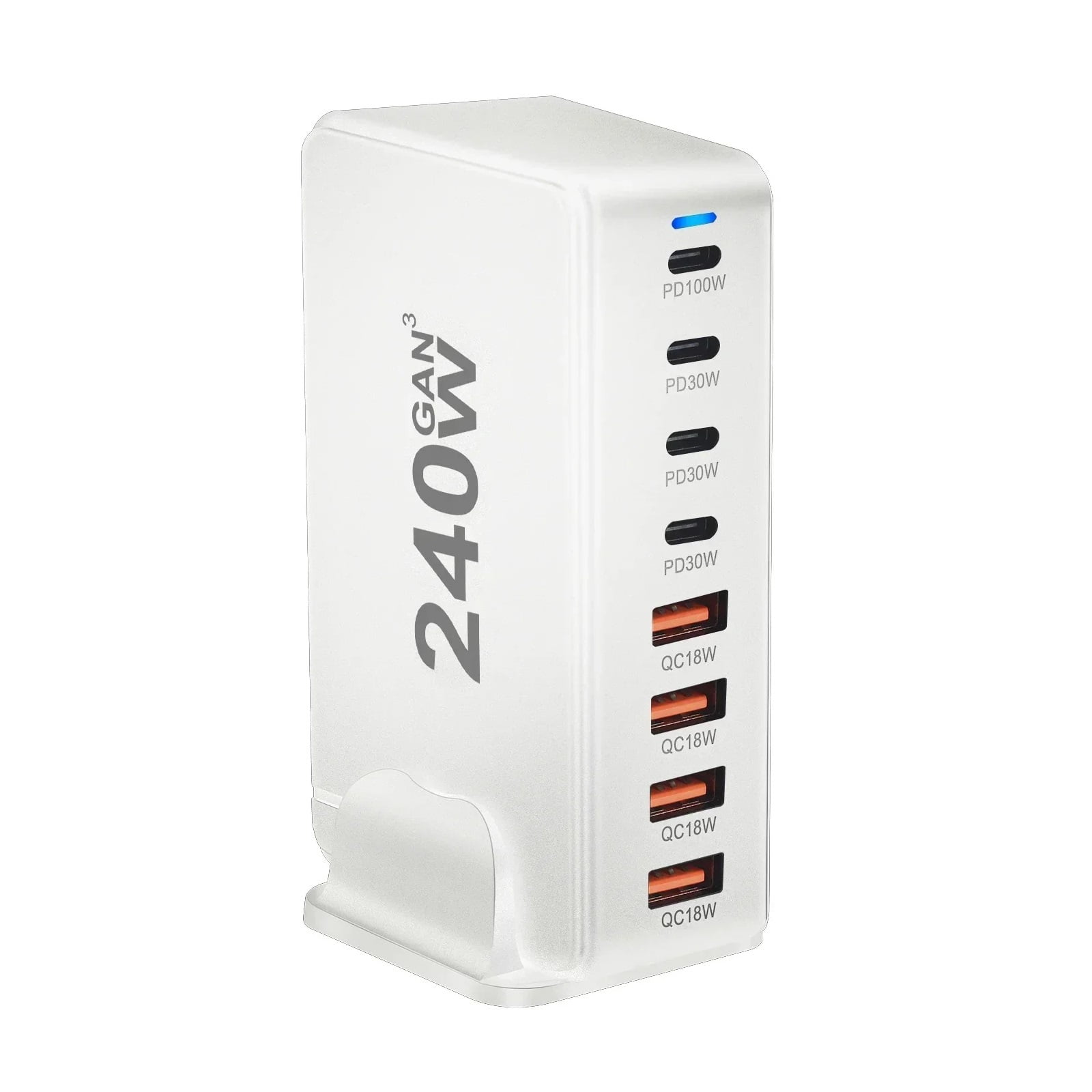 Phone USB Charger 268W GAN Type C Multi-port Desktop Travel Charger ...