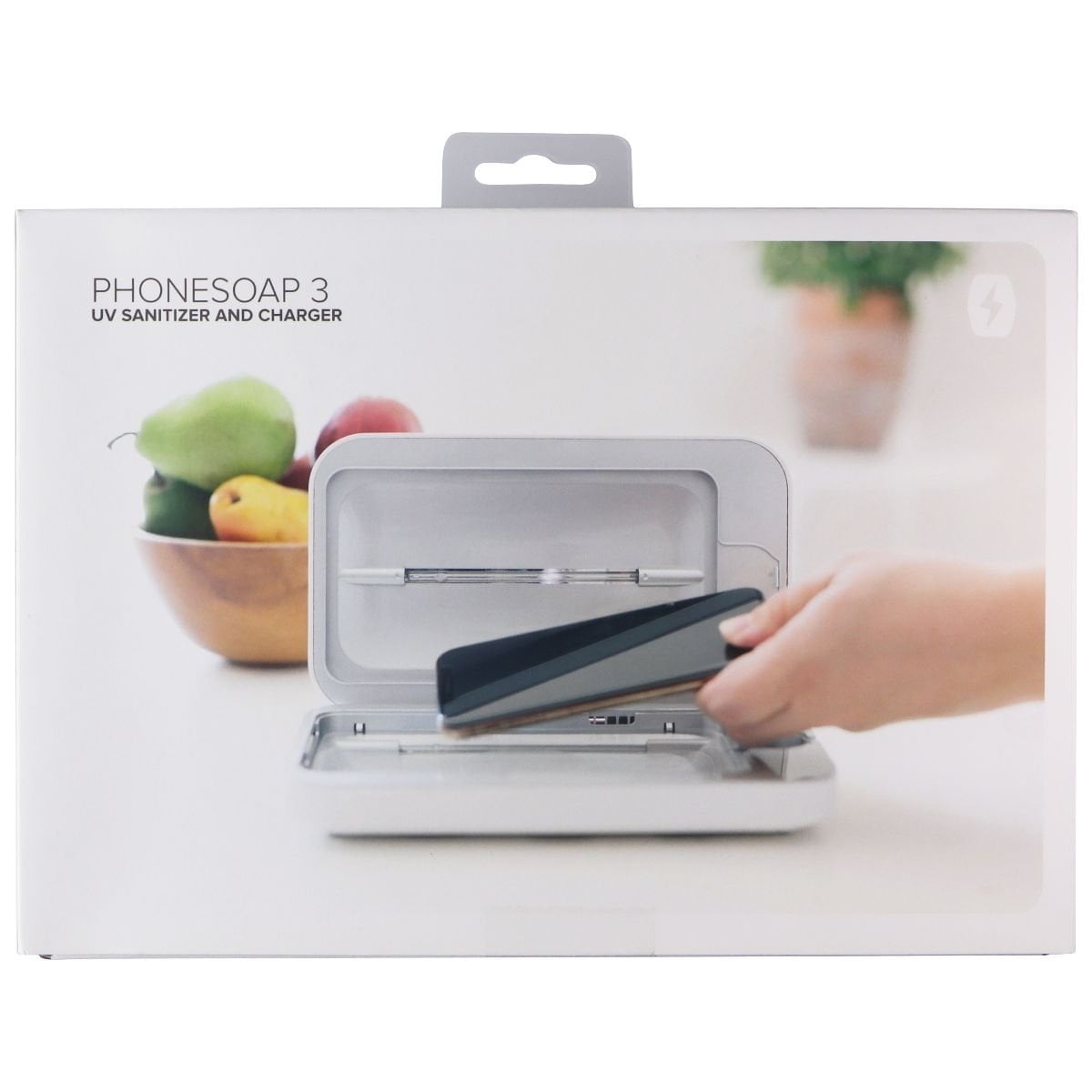 PhoneSoap UV-C Sanitizer and Charger for Smartphones, White, Dual USB ...
