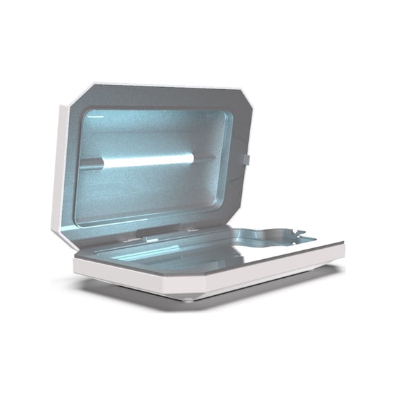 PhoneSoap Basic UV Phone Accessory Charger, Cleaner, Sterilizer - White ...