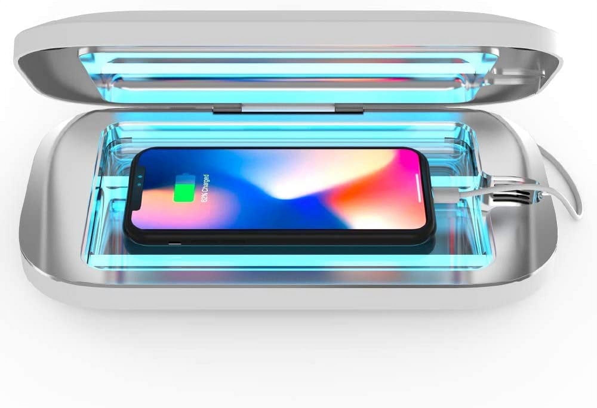 PhoneSoap, UV Charger with Universal Charging, Model Pro, White ...