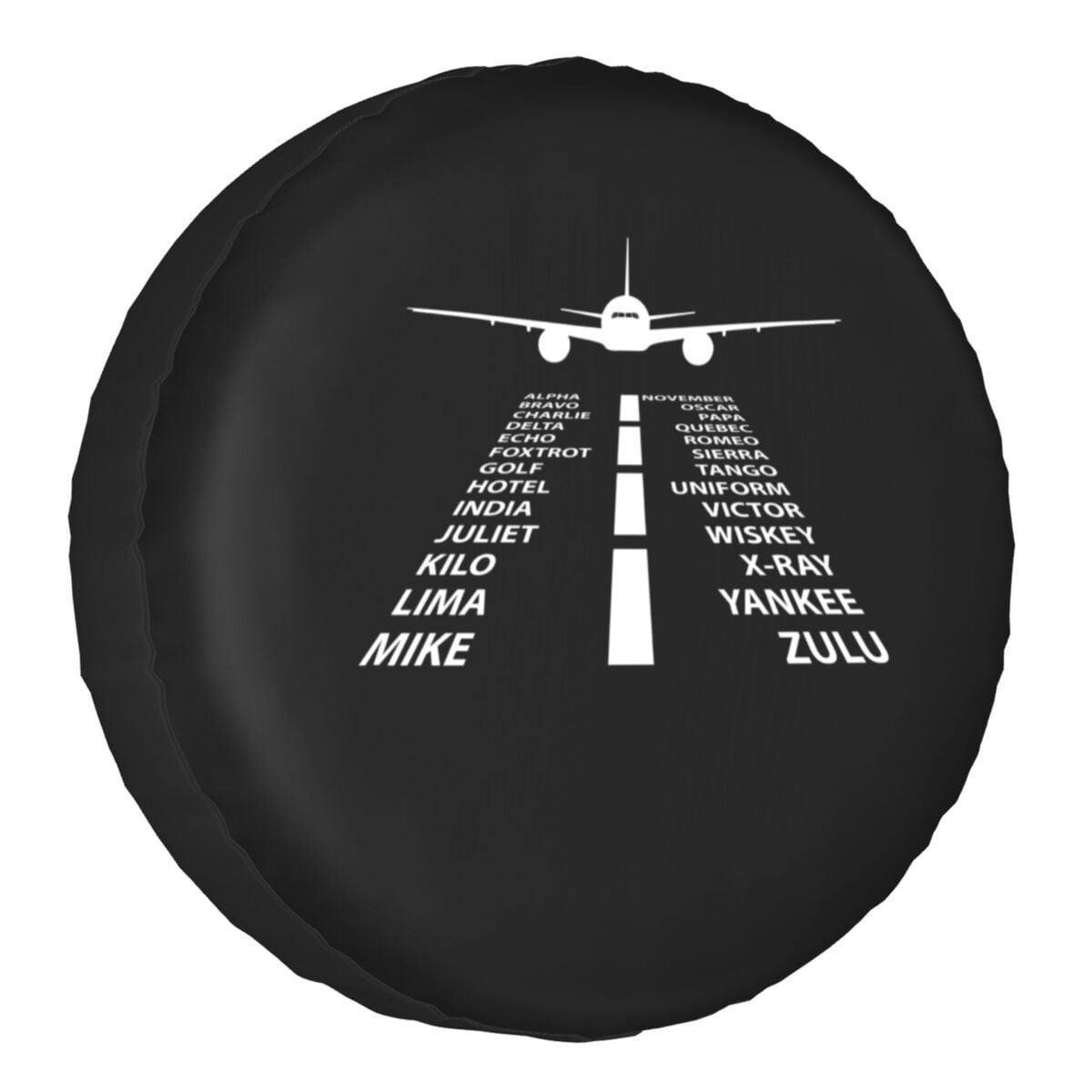 Phonetic Alphabet Pilot Airplane Aviation Gift Spare Wheel Tire Cover ...