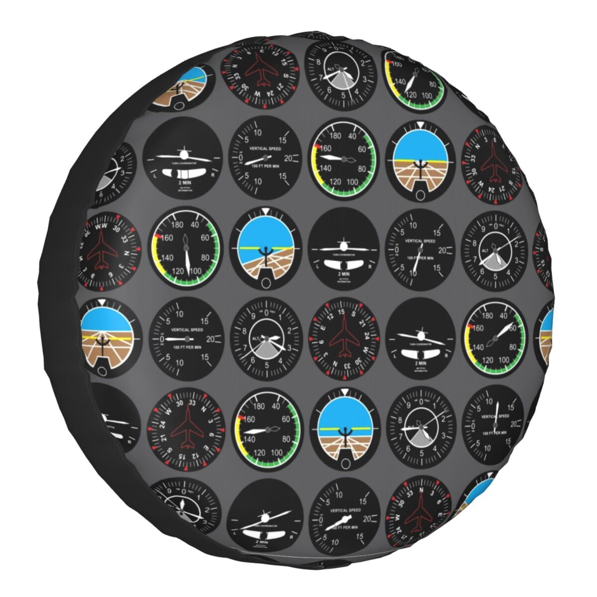 Phonetic Alphabet Pilot Airplane Aviation Gift Spare Wheel Tire Cover ...