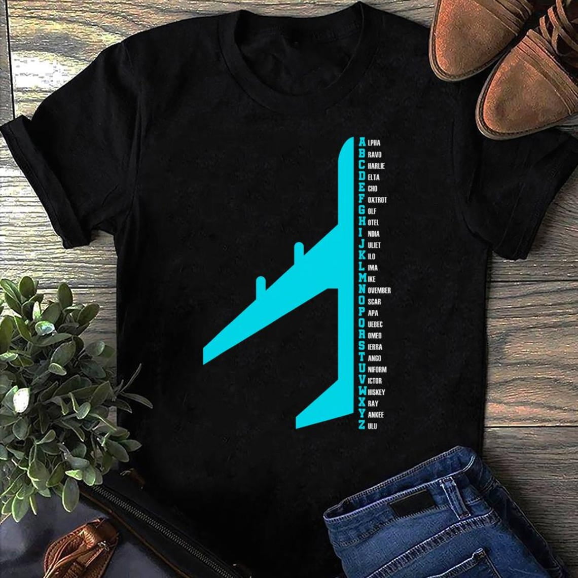 Phonetic Alphabet Pilot Airplane Funny Aviator Lover Airplane, Gift for ...