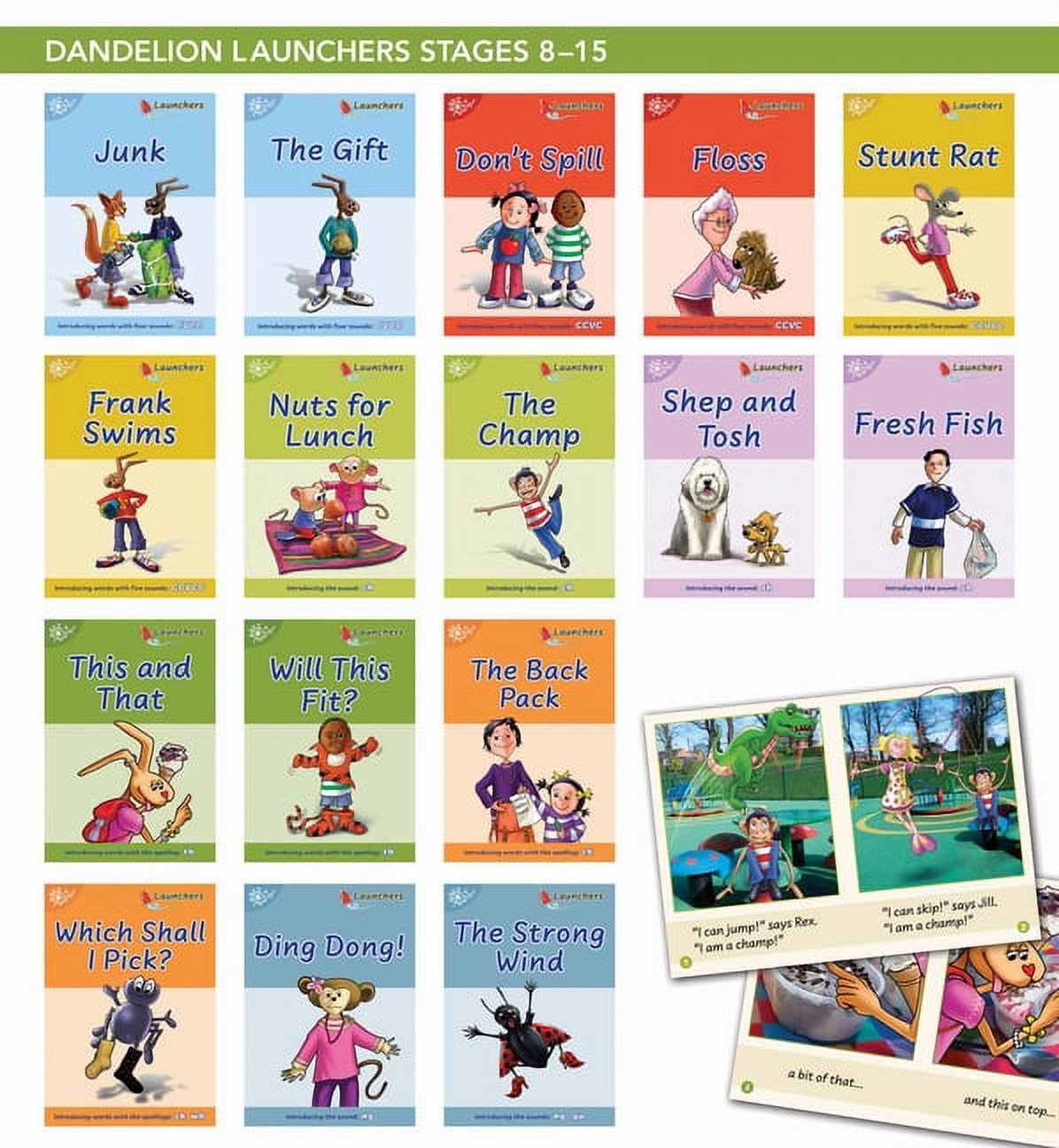 Phonic Books Beginner Decodable: Phonic Books Dandelion Launchers ...