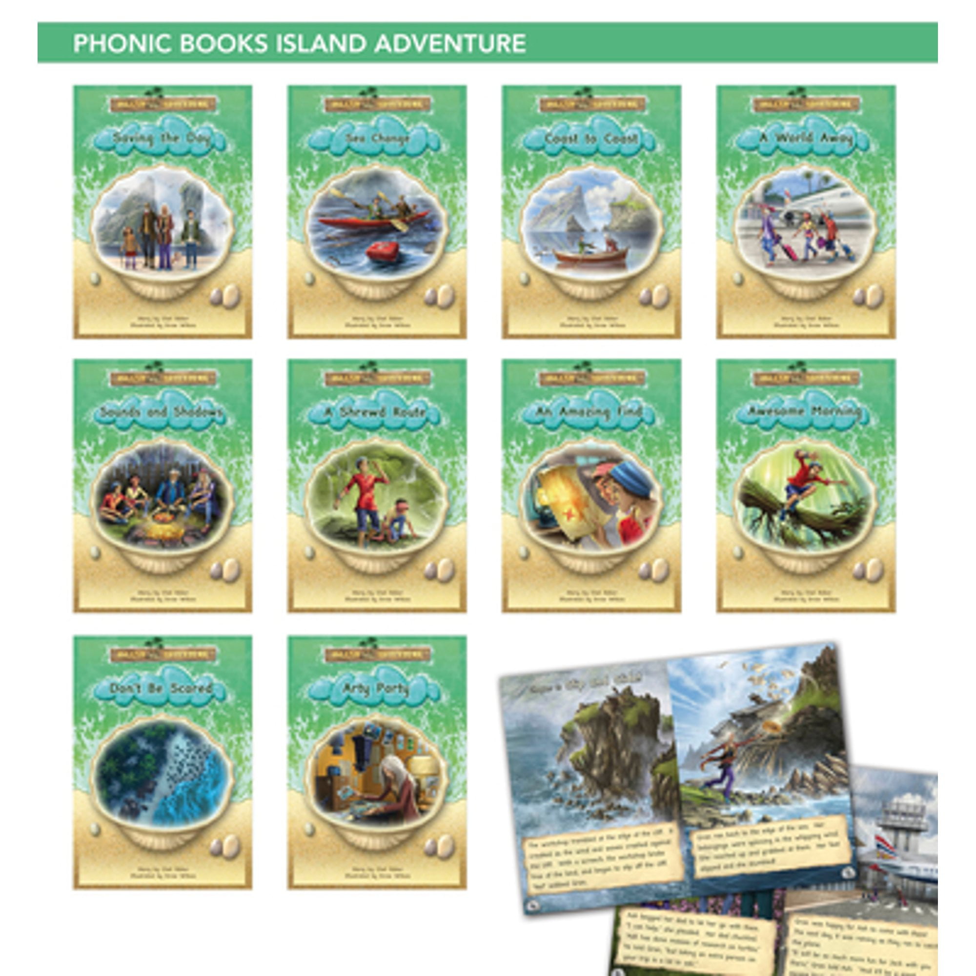 Pre-Owned Phonic Books Island Adventure: Decodable Books for Older ...