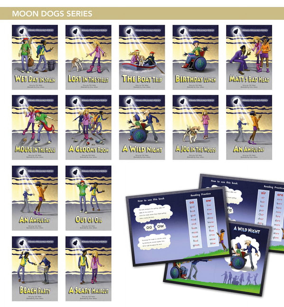 Phonic Books Moon Dogs Set 3 Vowel Spellings: Decodable Books for Older ...