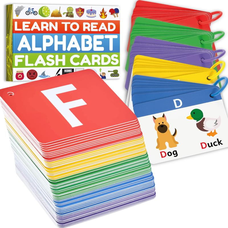 Phonics Flash Cards - Learn to Read Phonics with Color Coded Levels ...