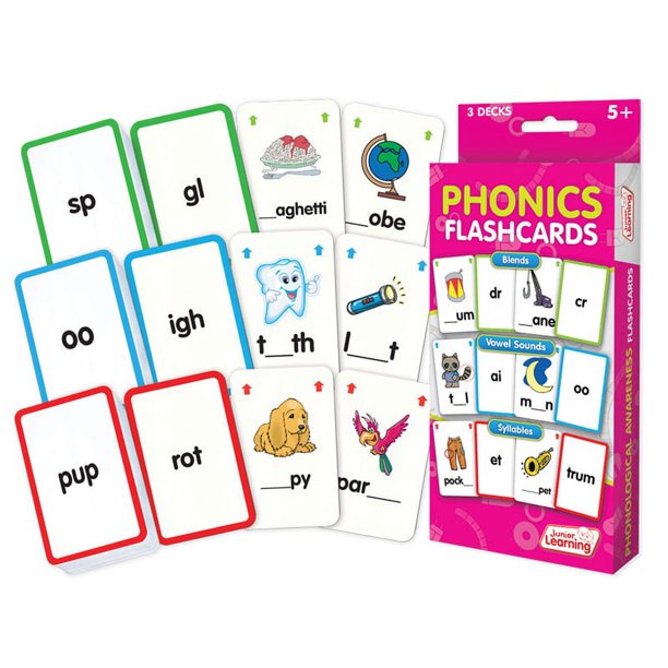 Phonics Flashcards | Bundle of 10 Packs - Walmart Business Supplies