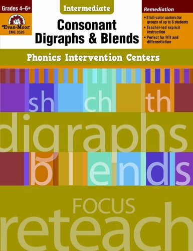 Pre-Owned Phonics Intervention Centers : Consonant Digraphs and Blends ...