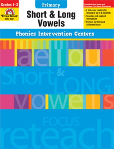Pre-Owned Short and Long Vowels, Grades 1-3 (Phonics Intervention ...