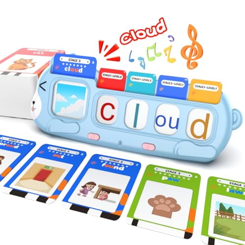 Phonics Learning Toy for Preschool Kids – Talking Flash Cards with ...