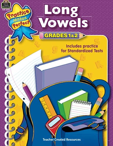 Pre-Owned Phonics: Long Vowels Grades 1-2 (Other) - Walmart.com