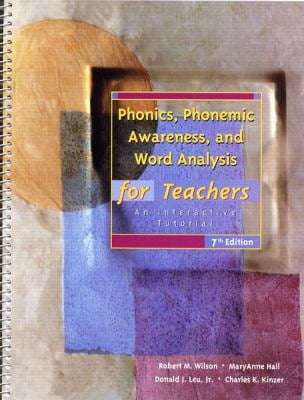 Pre-Owned Phonics, Phonemic Awareness, and Word Analysis for Teachers: An Interactive Tutorial ...
