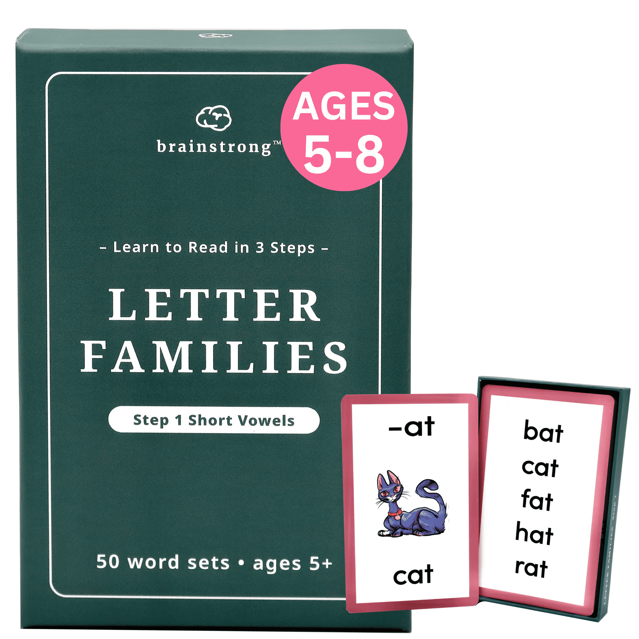 Phonics Step 1 Short Vowels | Ages 5-7 | 244 Word | Brainstrong Letter ...