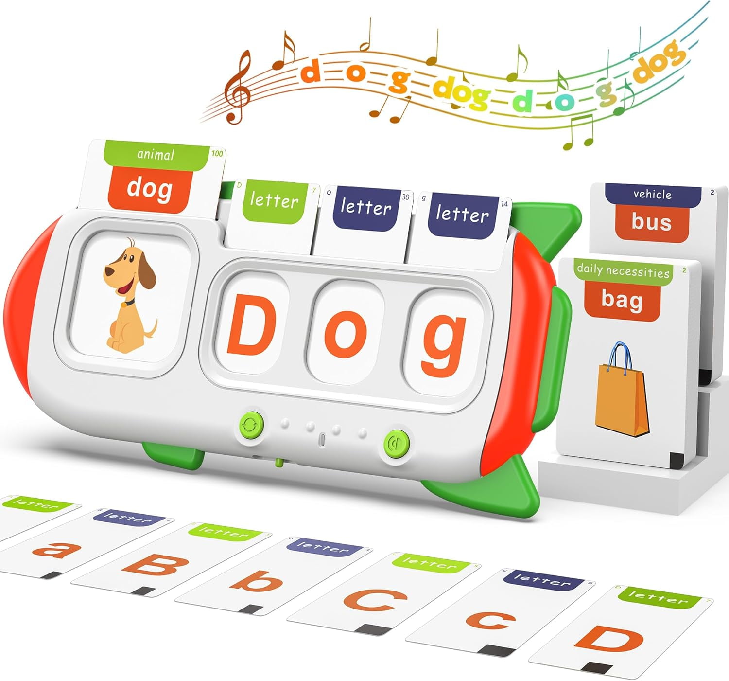 Phonics Talking Flash Cards for Toddlers 2-8, Learn to Read in Stages ...