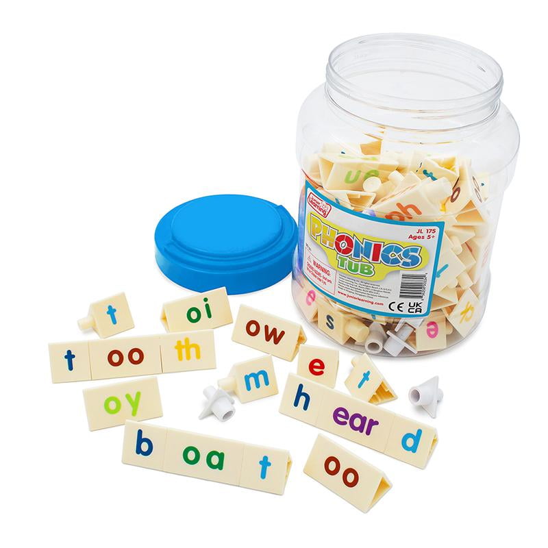 Phonics Tri-Blocks Tub Junior Learning for Ages 5-6 Kindergarten 1st ...