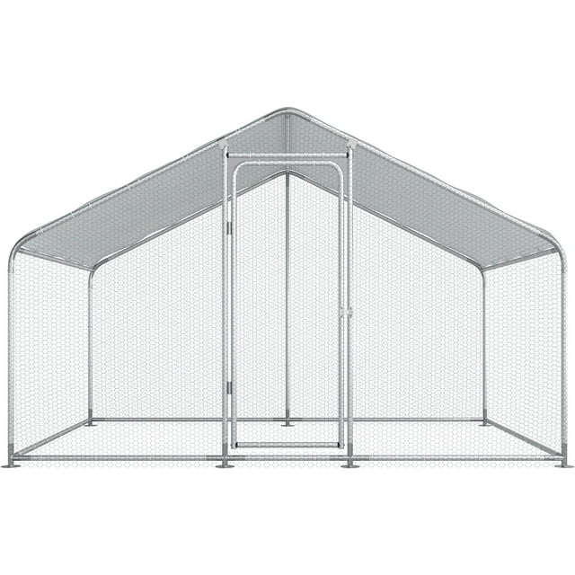 Phonjoroo Large Metal Chicken Coops for 20 Chickens Runs for Yard with ...