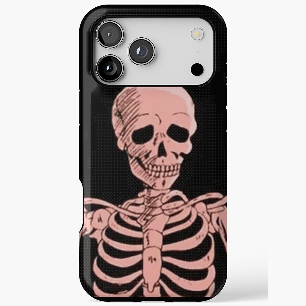 Phonk Skeleton Music Creepy Dancing Halloween Art Phone Case for iPhone ...