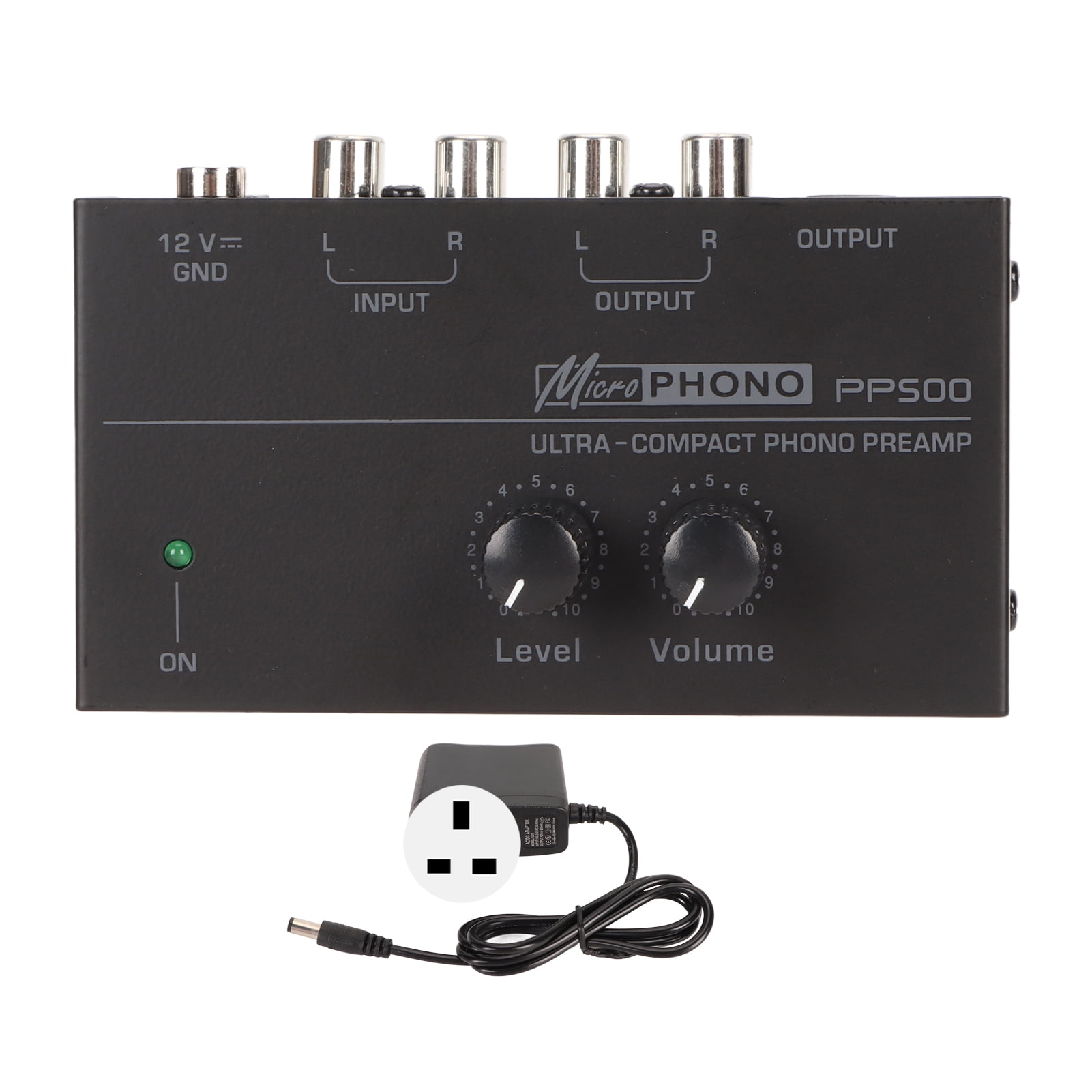Phono Turntable Preamp Ultra Low Noise Independent Volume Control Phono ...