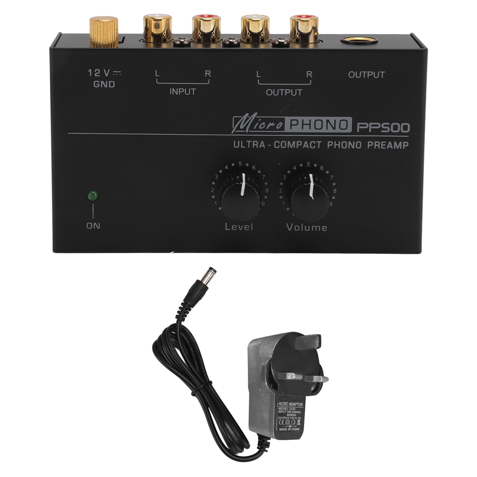Phono Turntable Preamp Ultra Low Noise Independent Volume Control ...