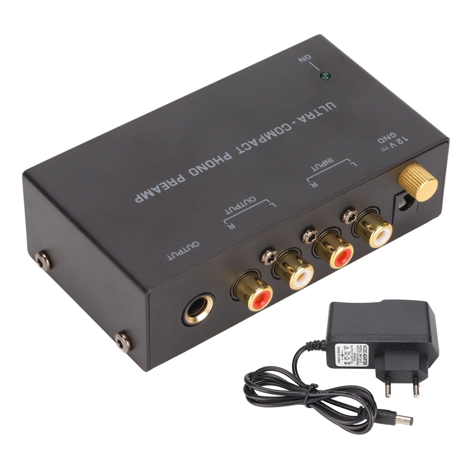 Phonograph Amplifier,PP400 Phono Turntable Preamp Stereo Input Output ...