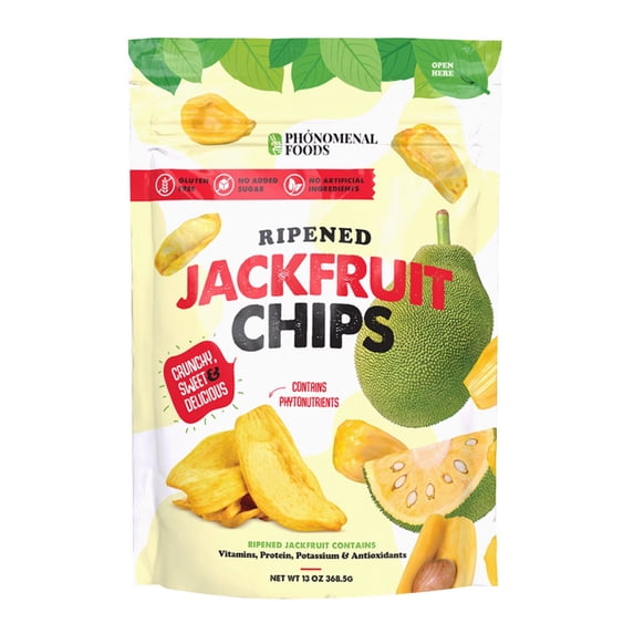 Phonomenal Foods Ripened Jackfruit Chips, 13 Ounce - Walmart.com