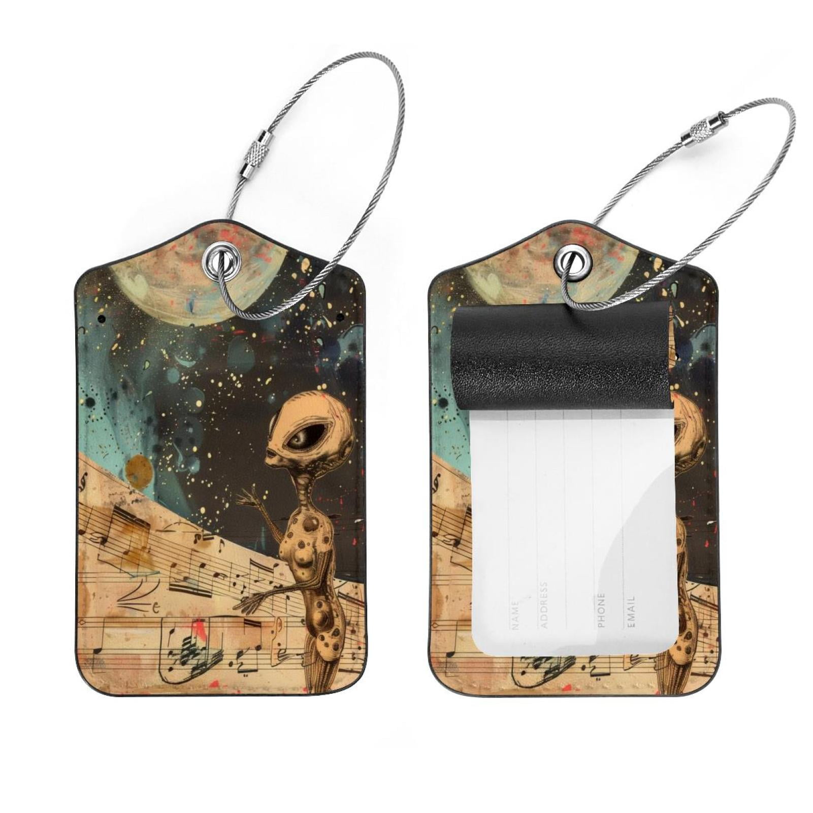 PhooArto 2 PCS Luggage Tag for Suitcase Bag Tags for Backpacks Baggage ...
