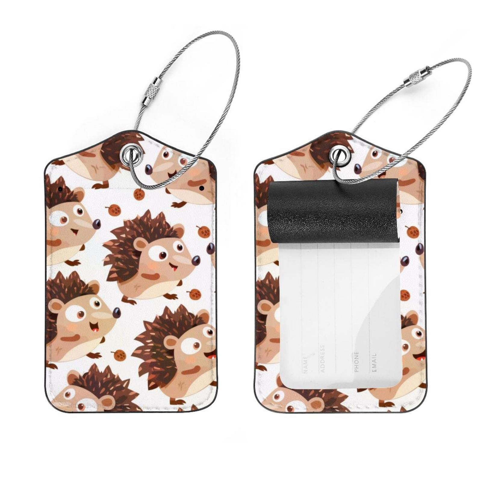 PhooArto 2 PCS Luggage Tag for Suitcase Bag Tags for Backpacks Baggage ...