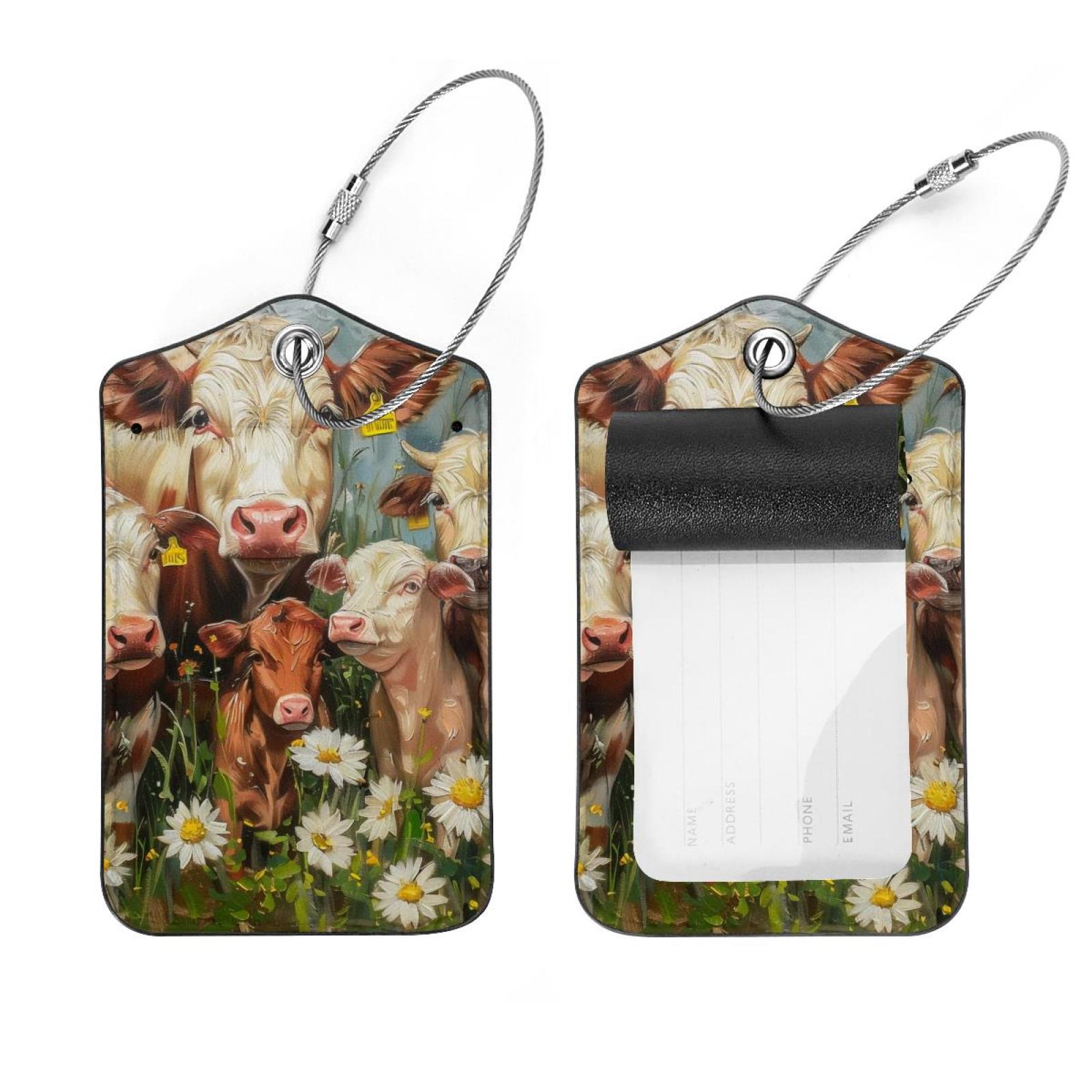 PhooArto 2 PCS Luggage Tag for Suitcase Bag Tags for Backpacks Baggage ...