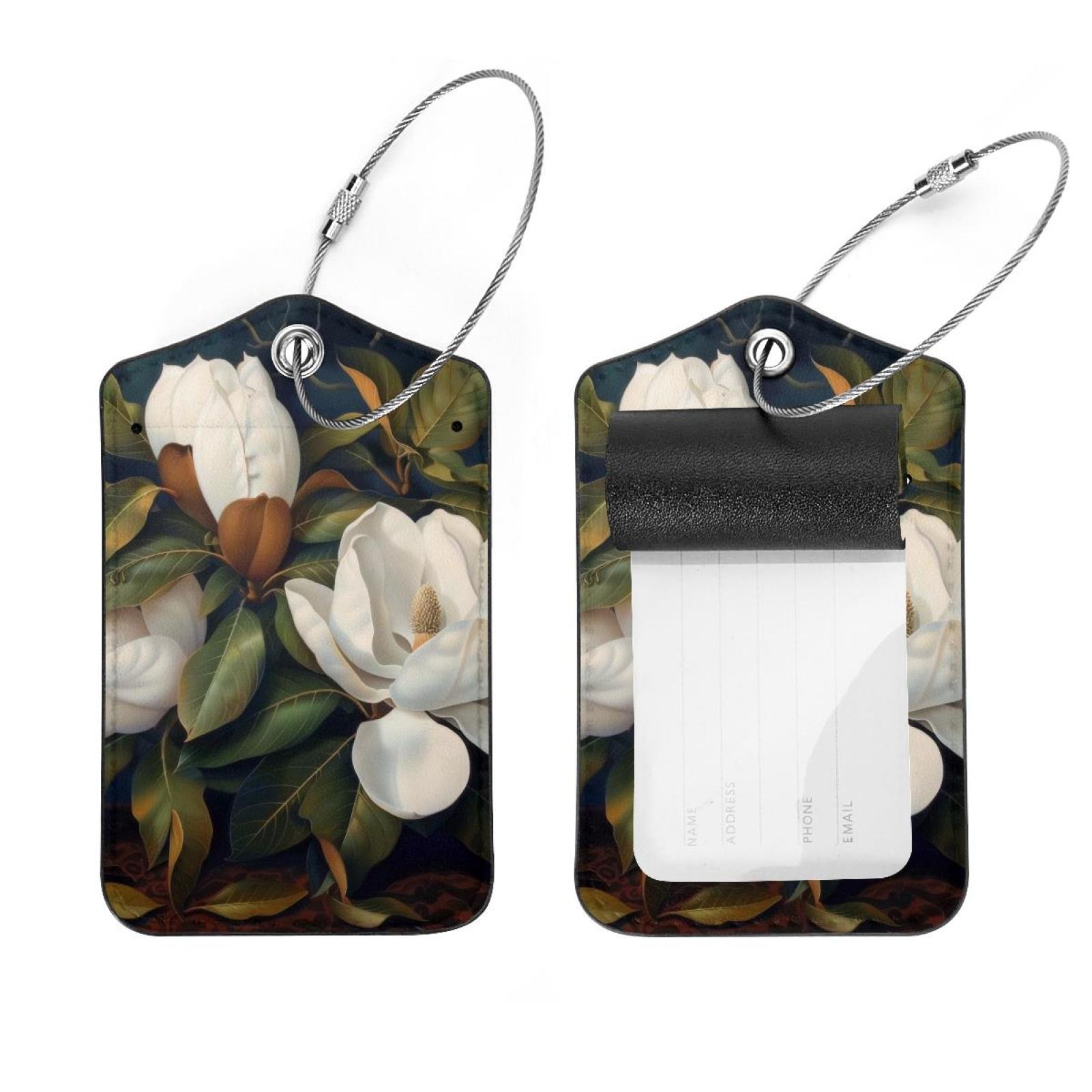 PhooArto 2 PCS Luggage Tag for Suitcase Bag Tags for Backpacks Baggage ...