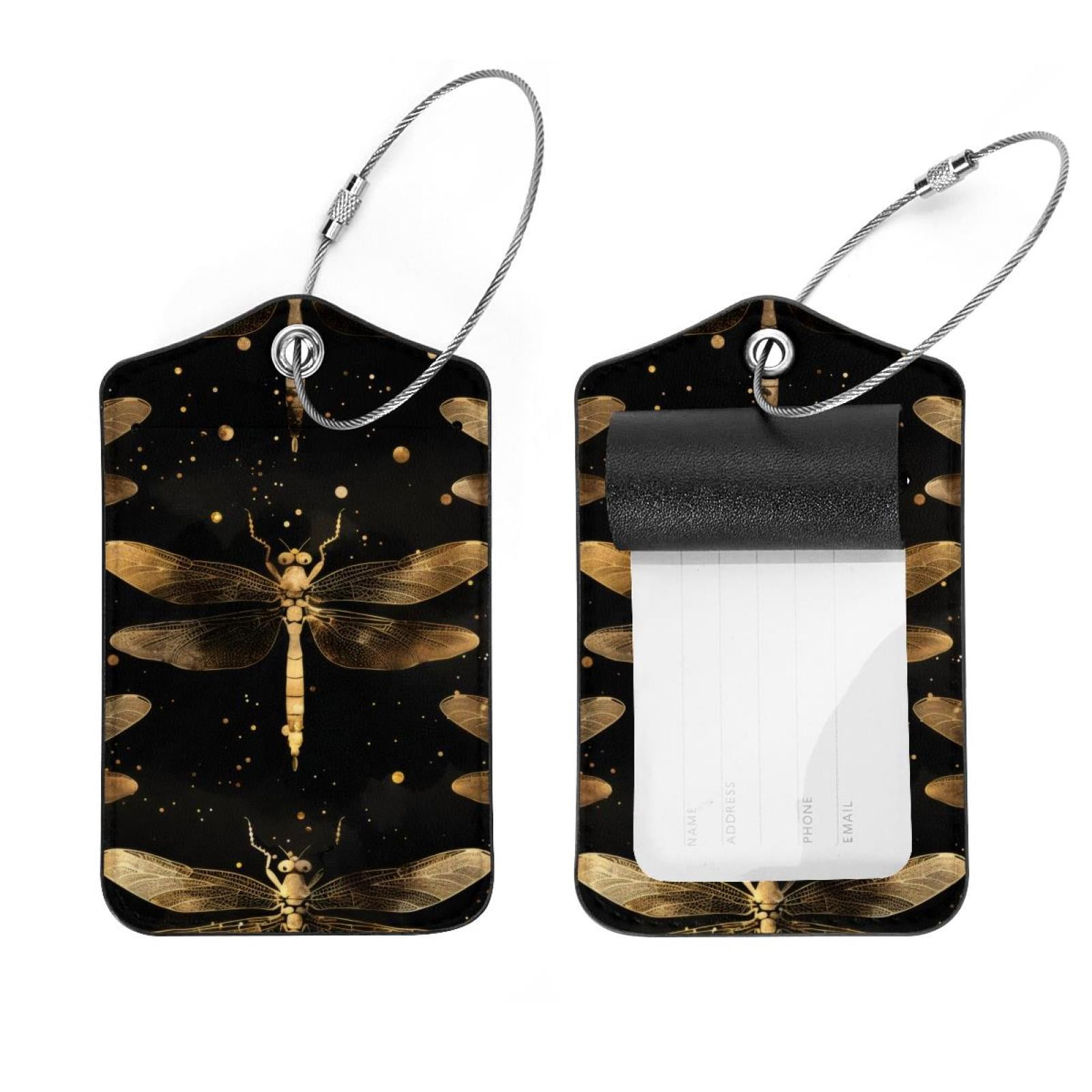 PhooArto 2 PCS Luggage Tag for Suitcase Bag Tags for Backpacks Baggage ...