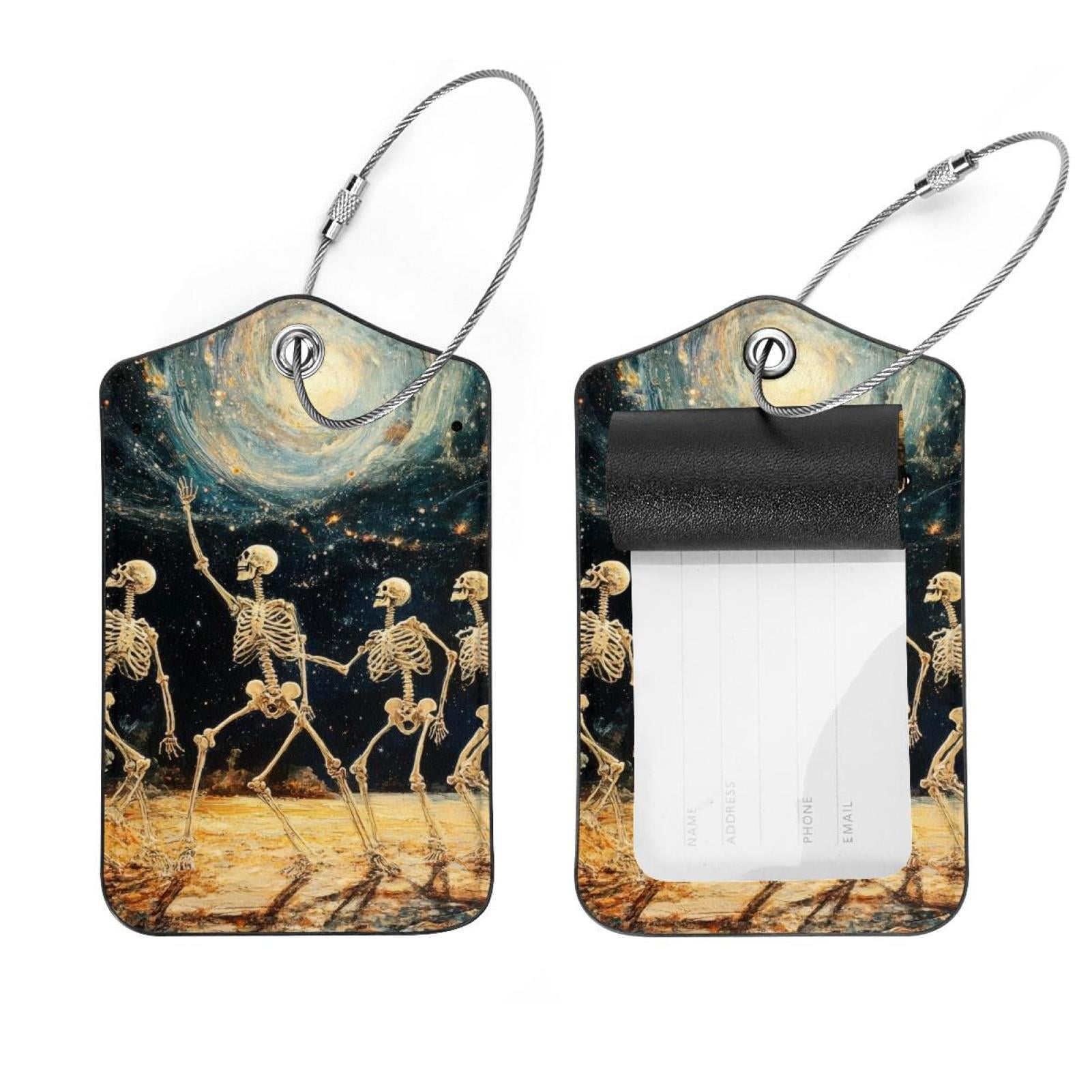 PhooArto 2 PCS Luggage Tag for Suitcase Bag Tags for Backpacks Baggage ...