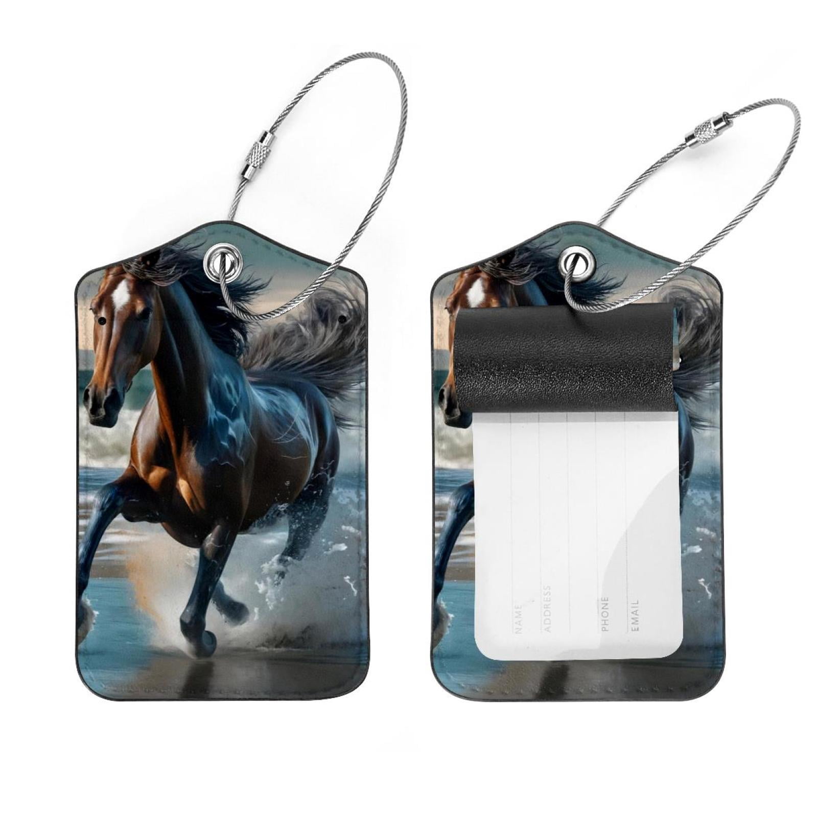 PhooArto 2 PCS Luggage Tag for Suitcase Bag Tags for Backpacks Baggage ...