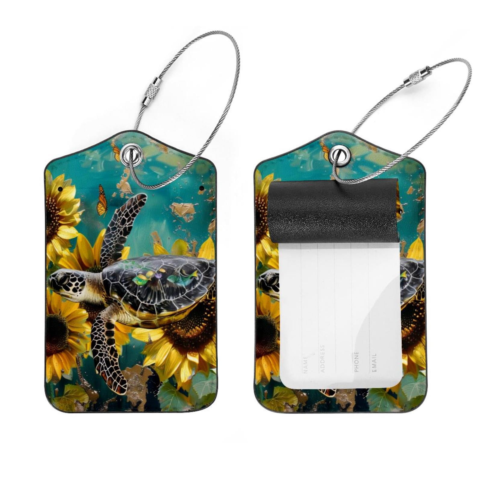 PhooArto 2 PCS Luggage Tag for Suitcase Bag Tags for Backpacks Baggage ...