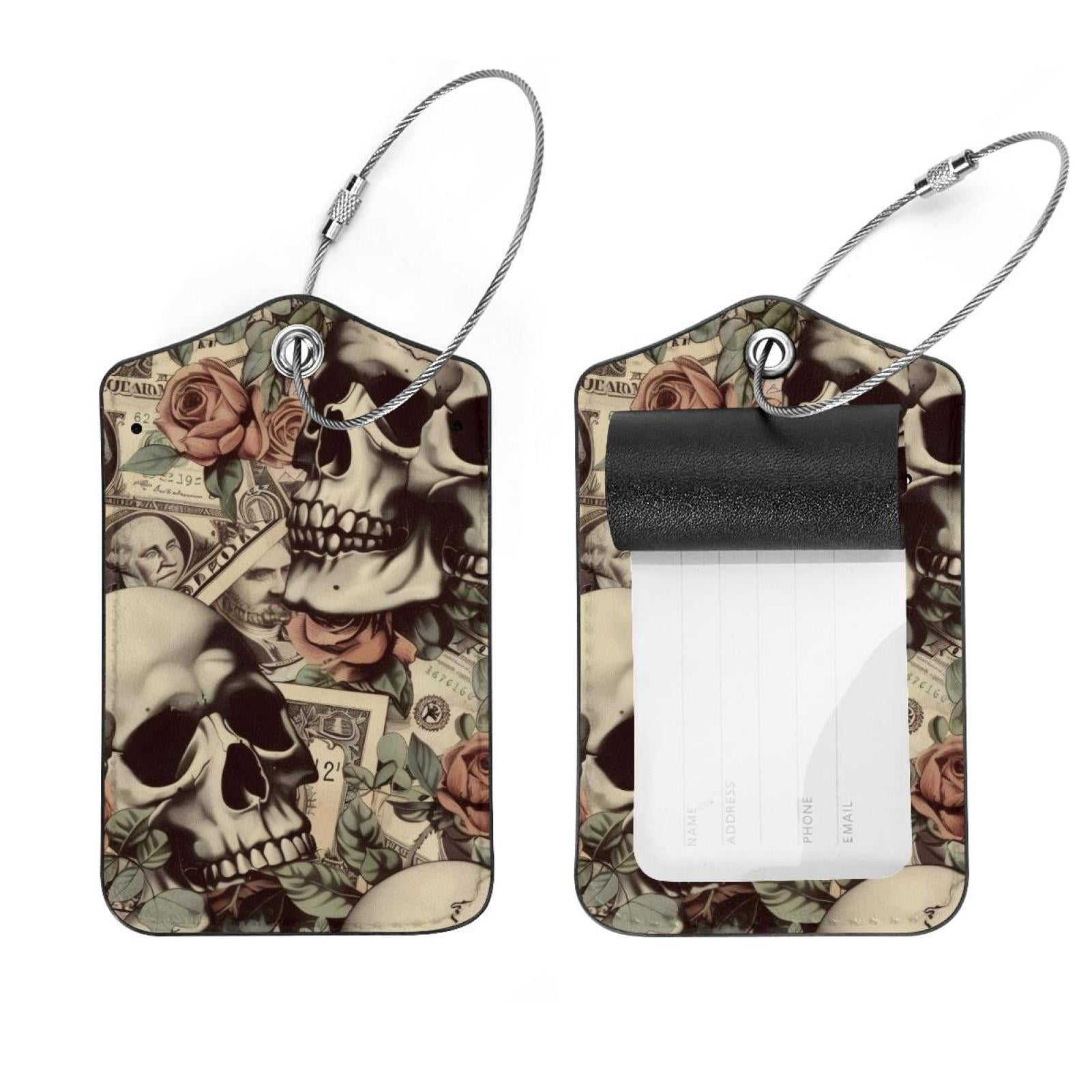 PhooArto 2 PCS Luggage Tag for Suitcase Bag Tags for Backpacks Baggage ...