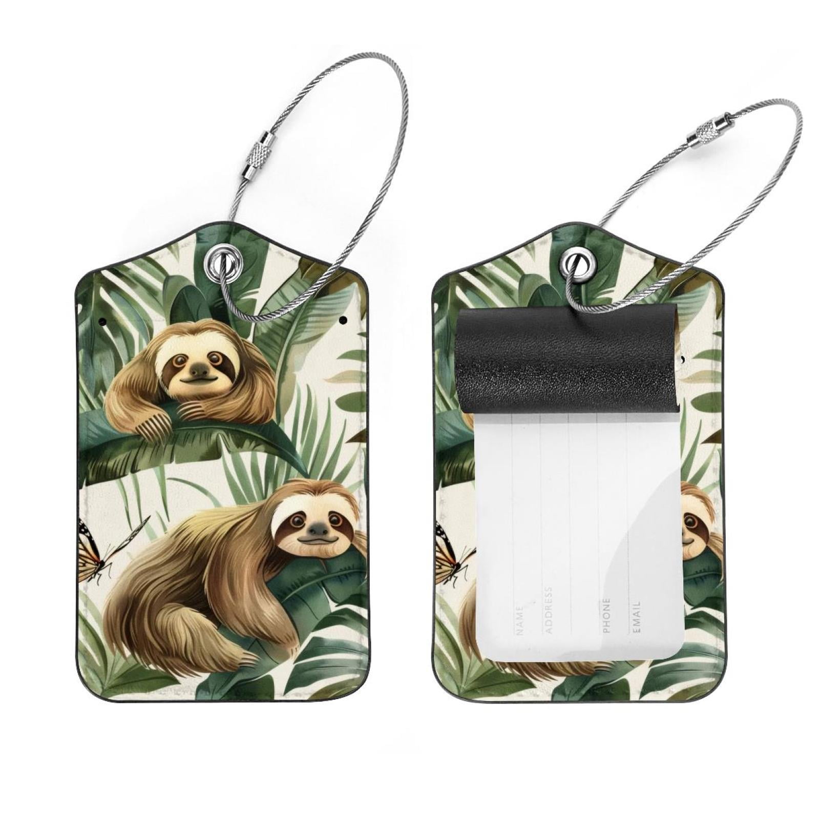 PhooArto 2 PCS Luggage Tag for Suitcase Bag Tags for Backpacks Baggage ...