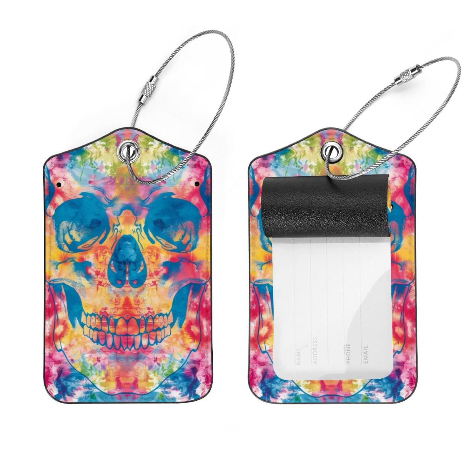 PhooArto 2 PCS Luggage Tag for Suitcase Bag Tags for Backpacks Baggage ...