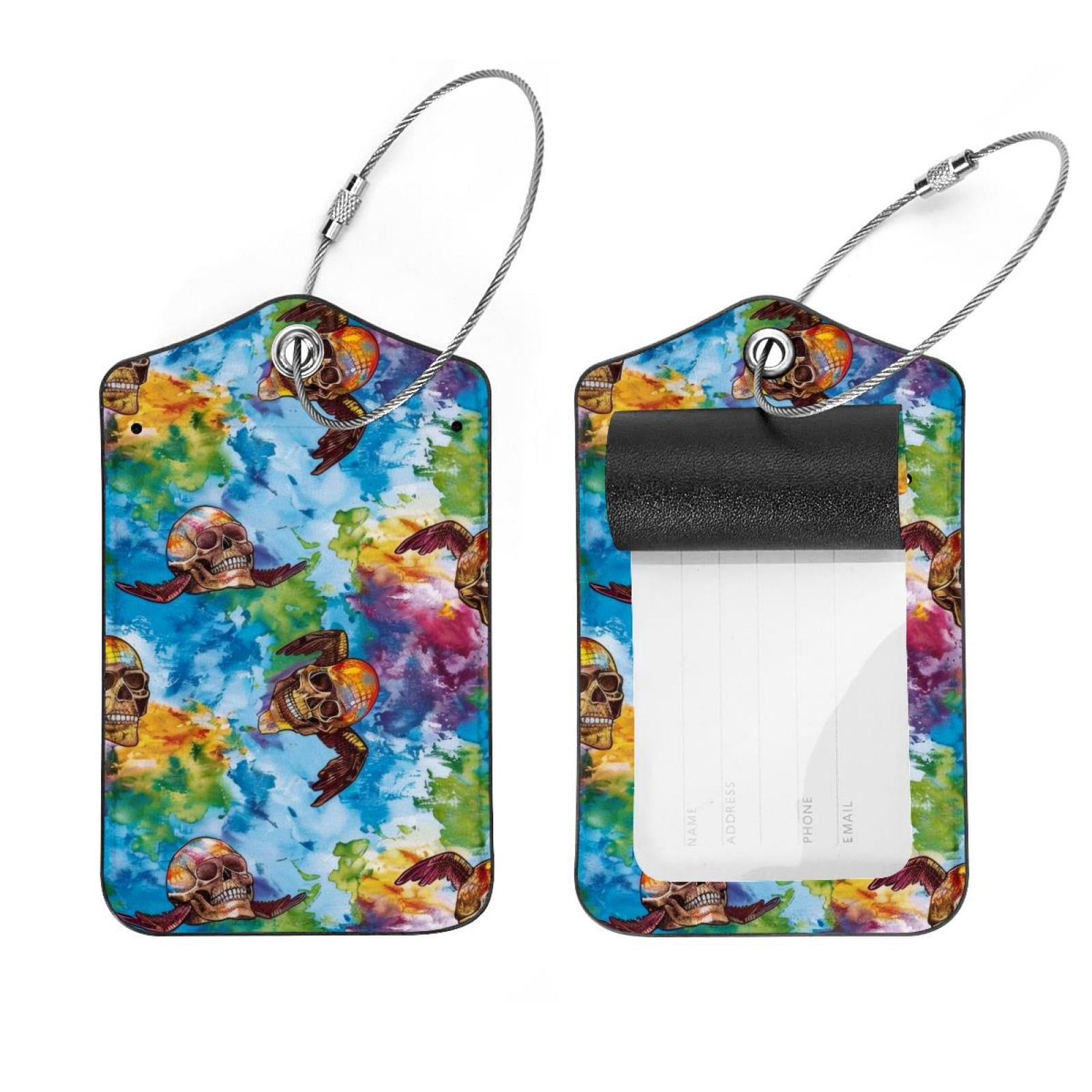 PhooArto 2 PCS Luggage Tag for Suitcase Bag Tags for Backpacks Baggage ...