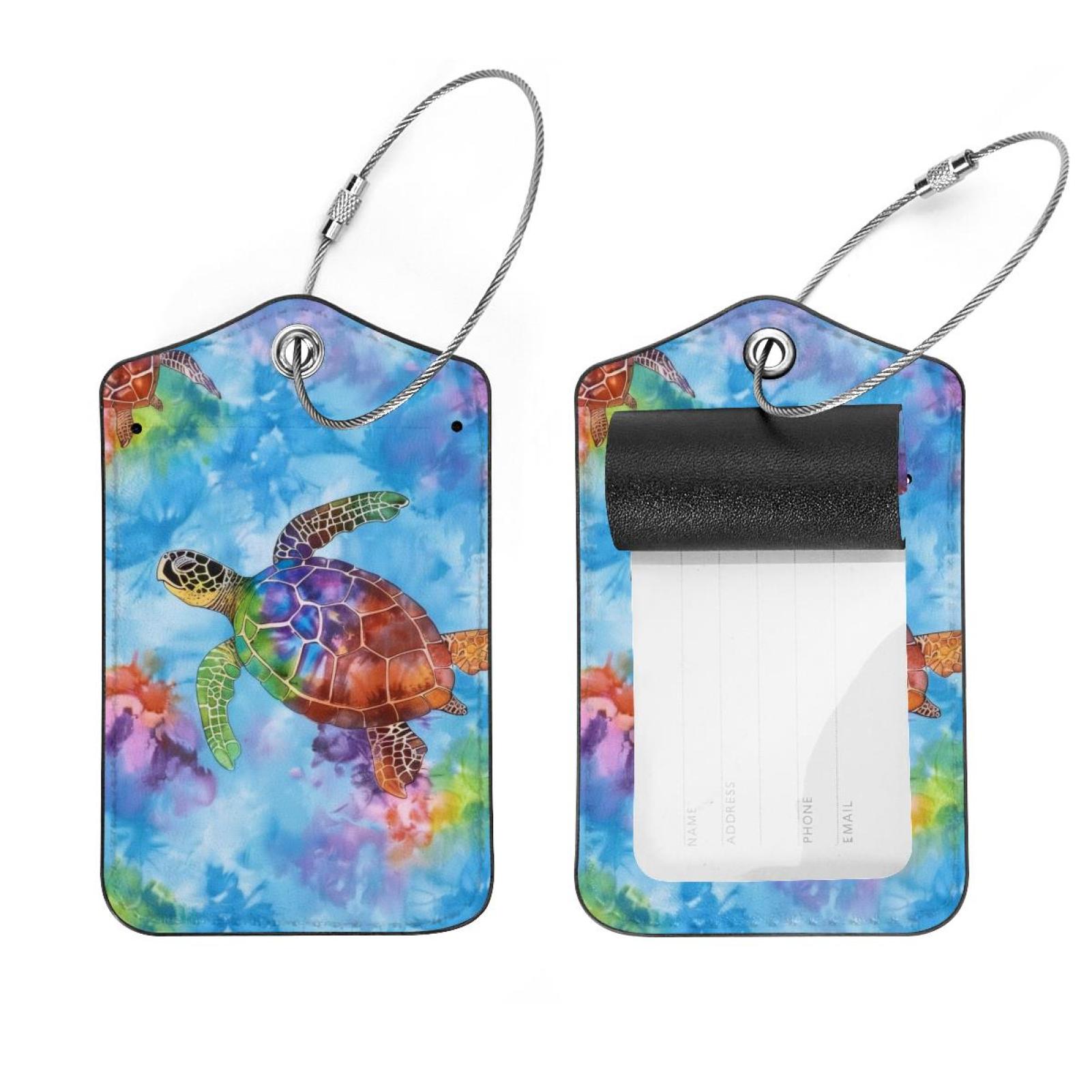 PhooArto 2 PCS Luggage Tag for Suitcase Bag Tags for Backpacks Baggage ...