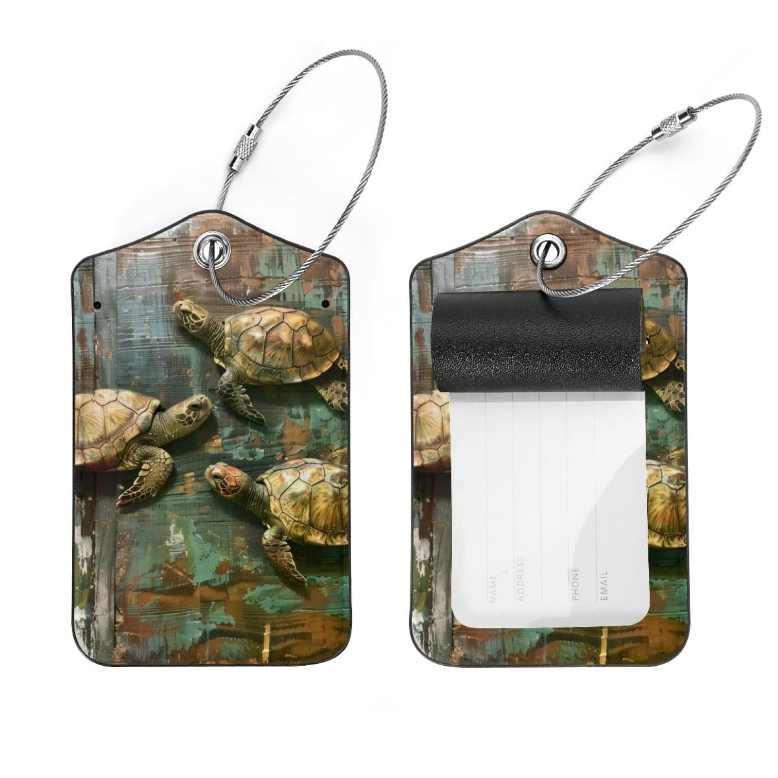 PhooArto 2 PCS Luggage Tag for Suitcase Bag Tags for Backpacks Baggage ...