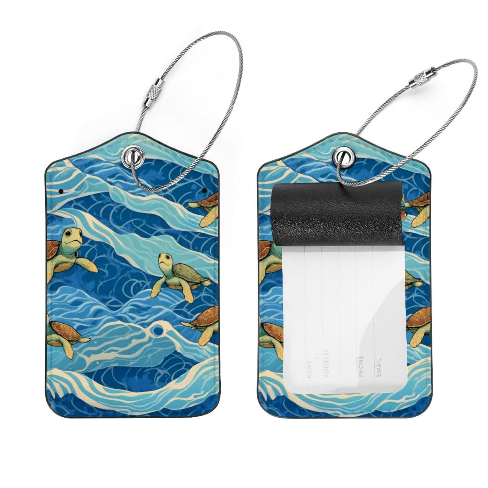 PhooArto 2 PCS Luggage Tag for Suitcase Bag Tags for Backpacks Baggage ...